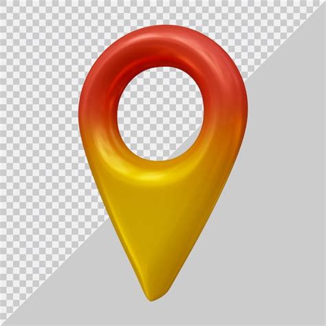 Premium Psd Location Pin Icon With 3d Modern Style
