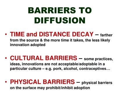 PPT BARRIERS TO DIFFUSION PowerPoint Presentation Free Download ID 9352999