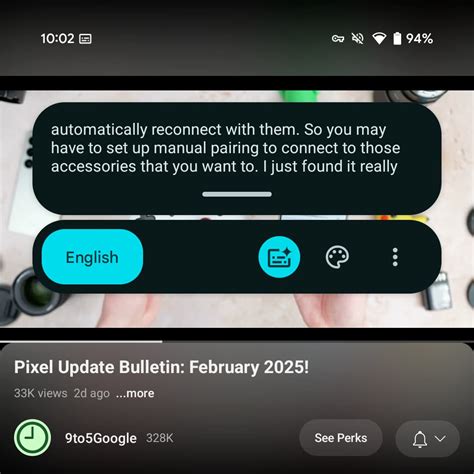 android s live caption panel adding background transparency