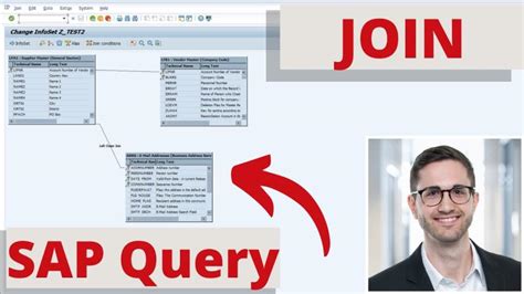 Sap Query Set Up Joins Properly Left Outer Join Torben Stark