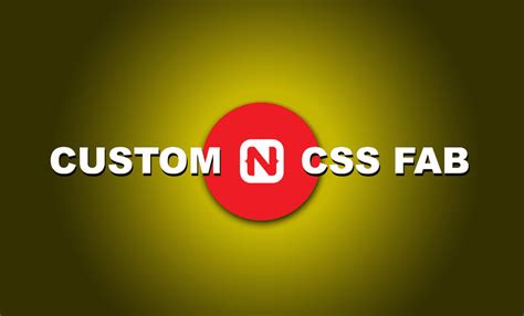Custom Fab With Css In Nativescript Nativescripting