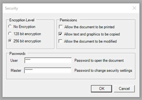 How To Change PDF Security