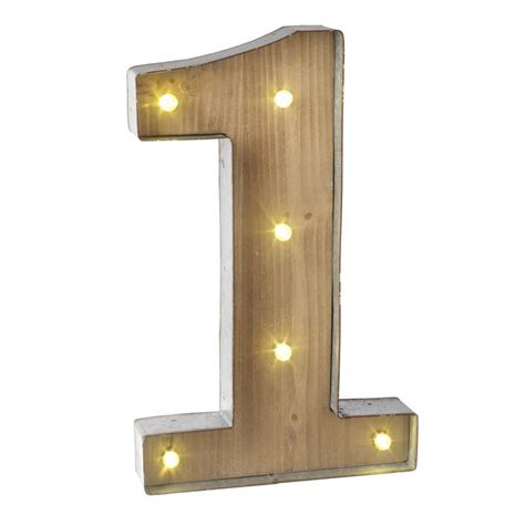 number led lights by all things brighton beautiful | notonthehighstreet.com