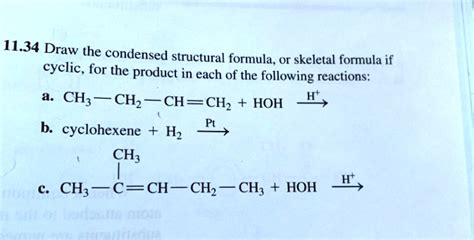 Structural Formula Of Cyclohexene