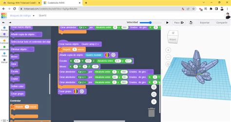 geology with tinkercad codeblocks tinkercad