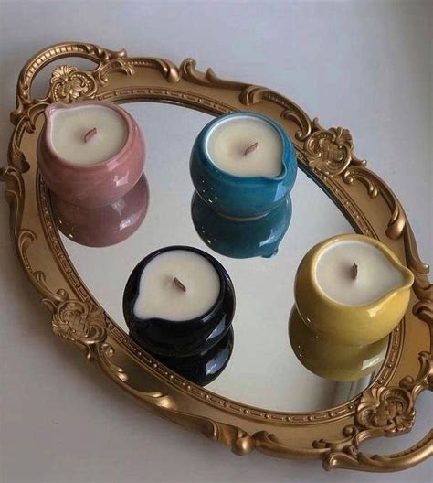 Соєва арома свічка в кераміці — ціна 480 грн у каталозі Свічники Купити товари для дому та