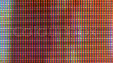 Close Up Of The Monitor S Pixels RGB Stock Video Colourbox