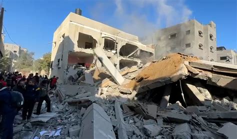 Israel Bombs Charity Building In Gazas Jabalia Refugee Camp Israel