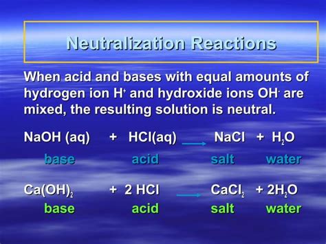 Acids, bases + neutralization | PPS | Chemistry | Science