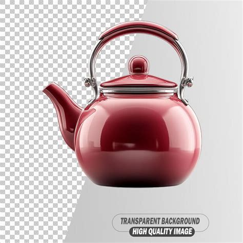 Футуристический электрический чайник изолирован на прозрачном фоне Psd файл Премиум Ai