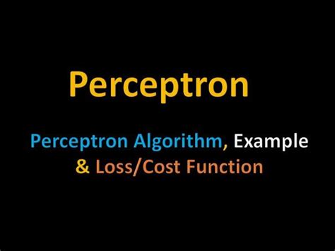 Perceptron | Perceptron Learning Algorithm | Loss Function | Neural… | Dr. Rajib Lochan Das