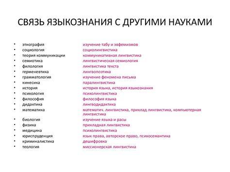 Язык как предмет языкознания. Разделы языкознания - презентация онлайн