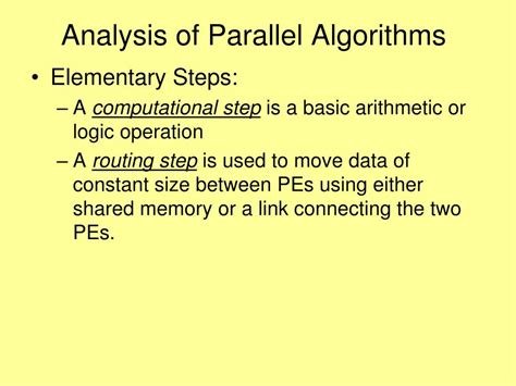 Ppt Parallel And Distributed Algorithms Spring 2010 Powerpoint