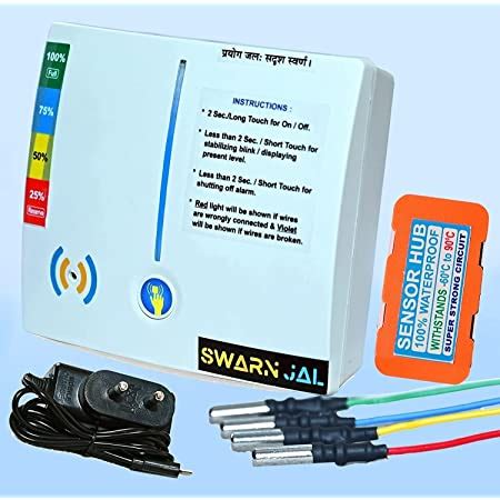 Imagine Technologies ABS Water Level Indicator With Alarm On Tank Full With Sensors Standard