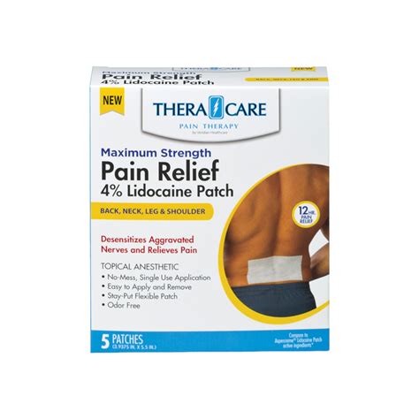 Lidocaine Patches 4 5 Patches Apteczka