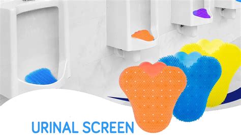 Warehouse Custom Eva Urinal Screens Deodorizer Mats Ocean Mist Blue