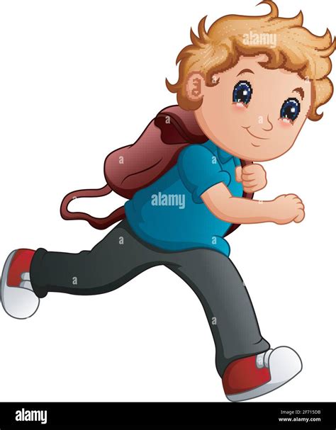 Animated Boy Running