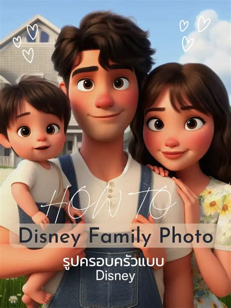 มาเล่นกันเถอะ ทำรูปครอบครัวแบบ Disney Style 💕 แกลเลอรีที่โพสต์โดย