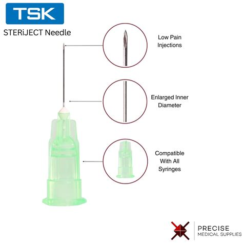 Tsk Steriject Hypodermic Needles Official Tsk Supplier Precise