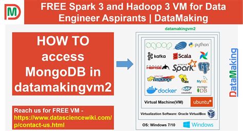 How To Access Mongodb In Free Spark 3 And Hadoop 3 Vm Nosql Data Making Dm Datamaking