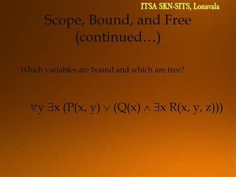 Predicate Calculus Predicate Calculus Topics Predicates Variables And