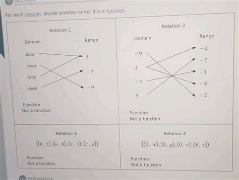 For each relation decide whether or not it is | StudyX
