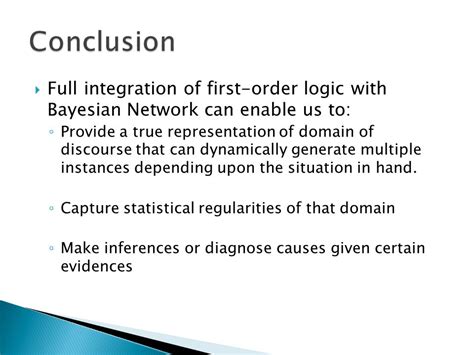 first order bayesian network ppt video online download