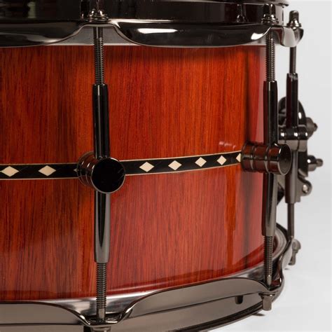 Bocote Solid Wood Stave Snare Drum — Old Star Drum Co