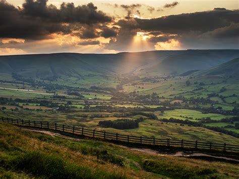 Sunset Fro Mam Tor By Jofford Pentax User