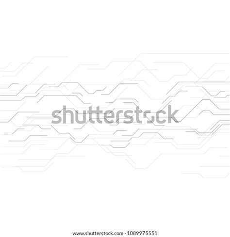 Abstract Grey Tech Circuit Board Lines Stock Vector Royalty Free 1089975551 Shutterstock