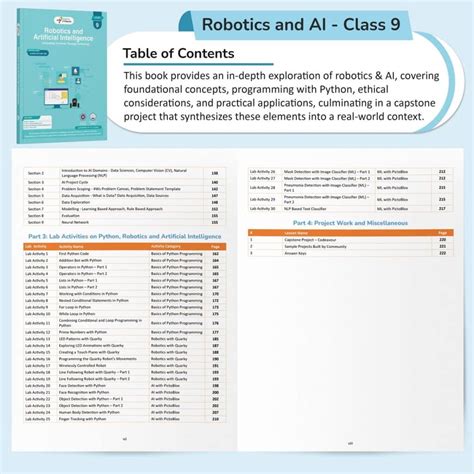 Icse Robotics And Ai Book For Class 9 Subject Code 66