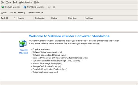 Vmware Vcenter Converter Standalone 40 Slice Of Linux