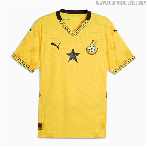 Ghana 2024 2025 Home And Away Kits Released Footy Headlines