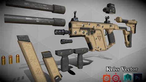 Kriss Vector Free Model Download Free 3d Model By Javadbayat [1b7df7e] Sketchfab
