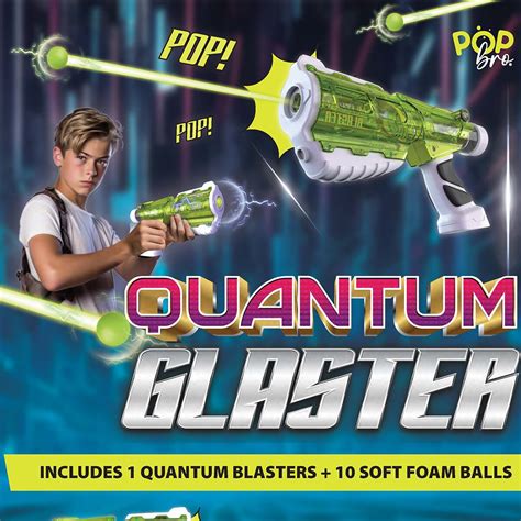 Quantum Blaster With 10 Foam Balls Safe And Exciting Backyard Battles