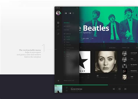 Spotify Ui Redesign Concept Behance