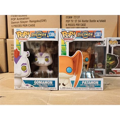 Funko Pop Digimon Patamon And Gomamon Set Of 2 Vinyl Figure Shopee Malaysia