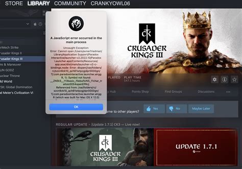 ck3 won t launch can someone please help me to troubleshoot this i ve