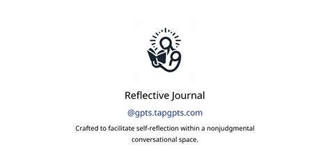 Reflective Journal Gpts Features And Functions Examples And Prompts Gpt Store