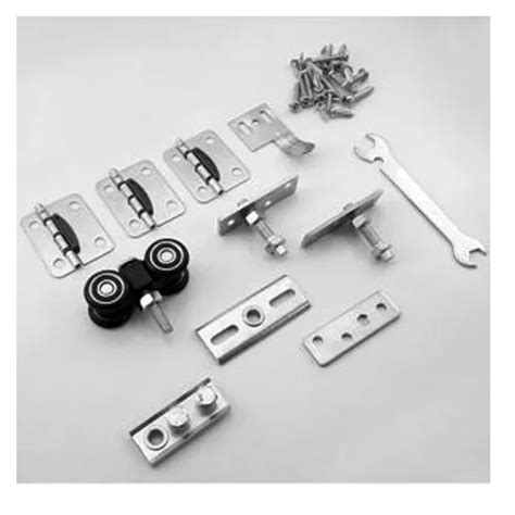 Kit Sistema Aereo Para Portas Tipo Camarão Dn 80 Pl 02 Folhas Ducasse Duda Ferragens