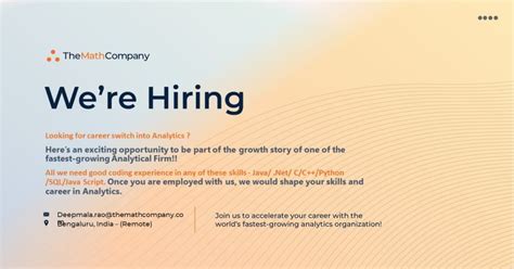 sagnik ganguly on linkedin jobopportunity