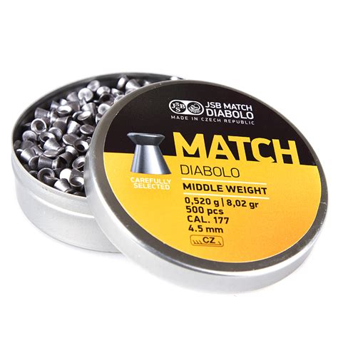 Diabolo JSB Match pro pušku, kal. 4,5 mm - AFG-obrana.cz