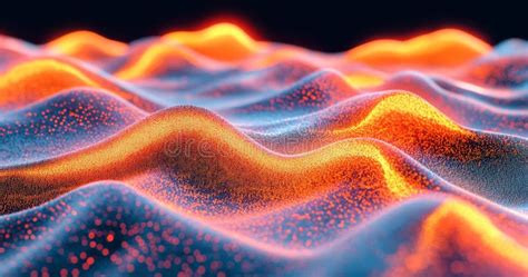 3d illustration of a cyber network of neural impulsesan abstract depiction of data flow within