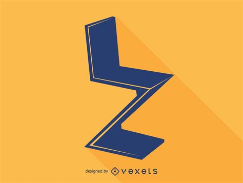 Logo de zig zag diseño editable