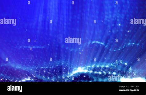 3d loop abstract animation with beautiful light effects of glow