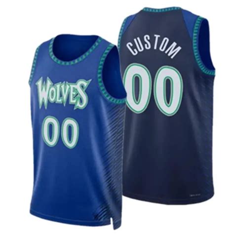 5 Anthony Edwards Basketball Jerseys Min Minnesotas Karl Anthony Towns Timberwolve Jaden
