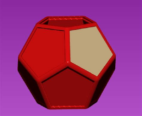 Free Stl File Pentagonal Cube Patterned Vase 🏺 ・3d Printable Object To