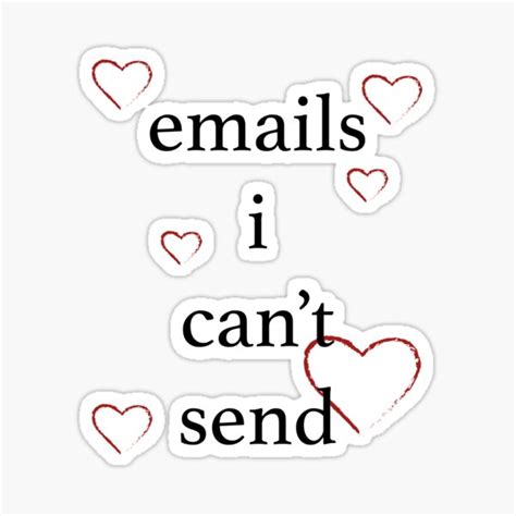 Emails I Can T Send By Sabrina Carpenter Sticker For Sale By Ducking
