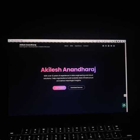 Webdevelopment Frontend Ai Buildinginpublic Akilesh Anandharaj