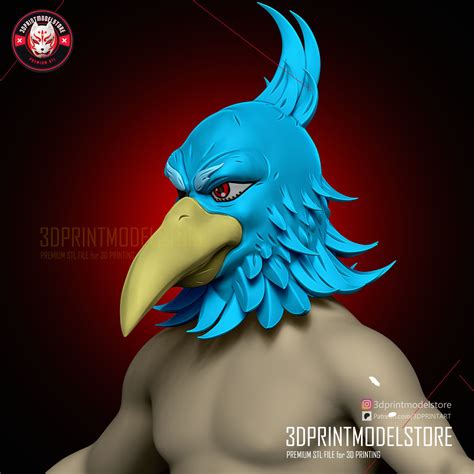 Shangrila Frontier Sunraku Mask Anime Cosplay Helmet 3d Model 3d